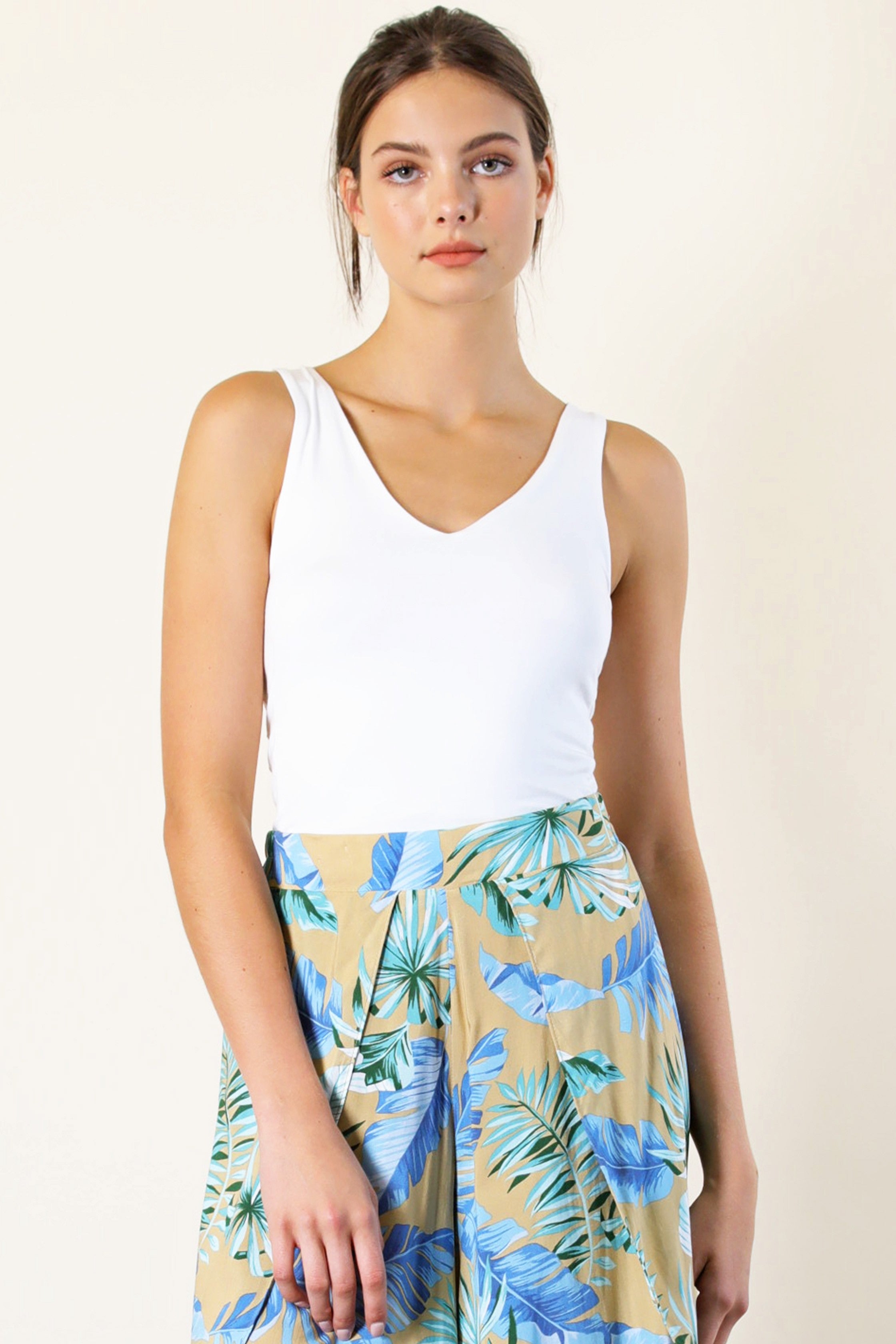 Cropped Double Layered Tank Top – Sonoran Rose Boutique
